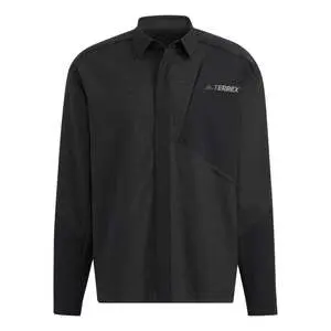 Adidas Long Sleeve Shirt With Chest Zipper Pocket - Default Colorway