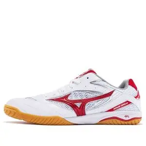 Mizuno Wave Drive Athletic Sneakers - White/red