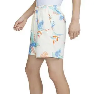 Nike Floral Print Drawstring Shorts