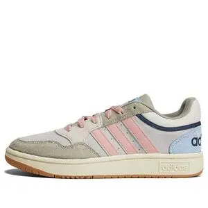 Adidas Hoops 3.0 Low Top Sneakers - Cream White/pink/brown