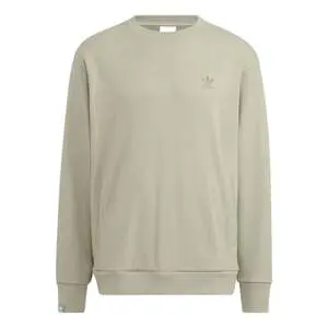 Adidas Crew Sweatshirt With Embroidery - Olive Green