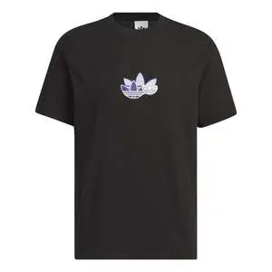 Adidas Originals Trefoil Graphic T-shirts - Black
