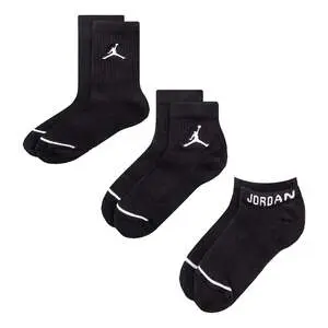 JORDAN Everyday Max Sports Socks 3 Pairs - Black