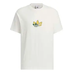 Adidas Trefoil Graphic T-shirts Asia Sizing - White