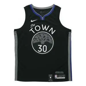 Nike Nba Golden State Warriors Stephen Curry 30 Jersey - Black