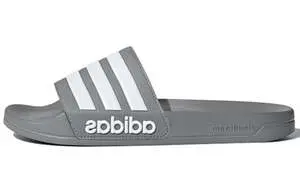 Adidas Adilette Cloudfoam Slides - Grey