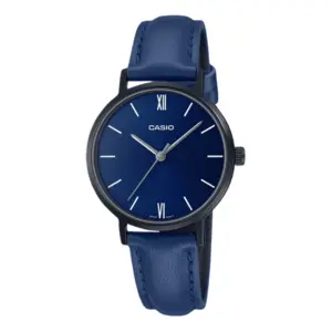Casio Leather Strap Watch