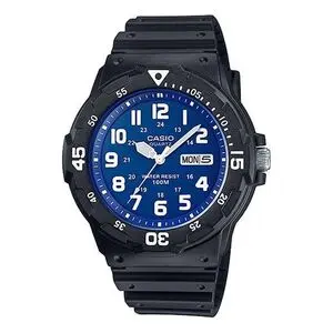 Casio Water Resistant Analog Watch - Blue