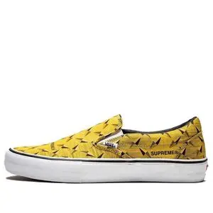VANS Supreme X Classic Slip-on Pro Diamond Plate - Yellow