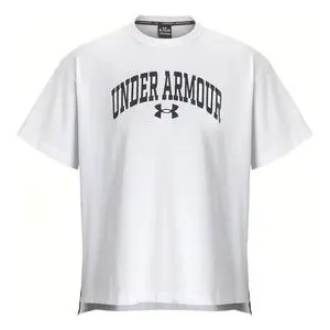 Under Armour Half Sleeve Wordmark Logo T-shirt - White