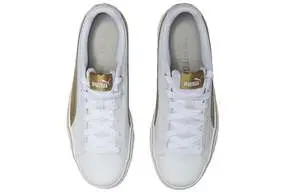 PUMA Court Point Vulc V2 Low Top Sneakers - White/gold