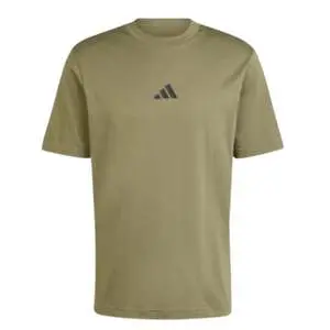 Adidas Essentials Small Logo Single T-shirt Asia Sizing - Green