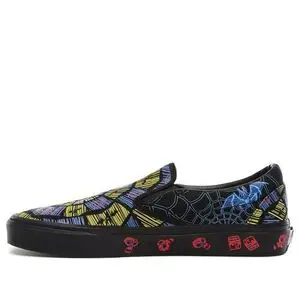 VANS The Nightmare Before Christmas X Classic Slip-on 'oogie Boogie' Sneakers - Black