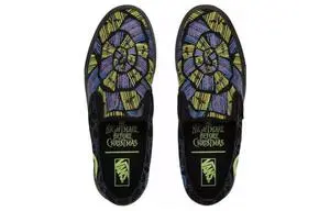 VANS The Nightmare Before Christmas X Classic Slip-on 'oogie Boogie' Sneakers - Black