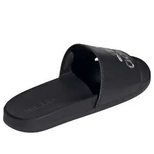 Adidas Adilette Comfort Slides - Core Black/silver Pebble/core Black