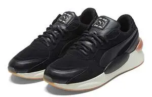PUMA Rs 9.8 Metallic Heather Low Top Sneakers - Black
