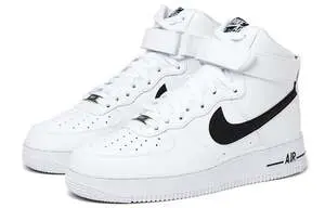 Nike Force 1 High Top Sneakers - White/black