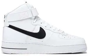 Nike Force 1 High Top Sneakers - White/black