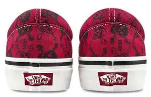 VANS Era 95 Dx Skull Print Low Top Sneakers - Red