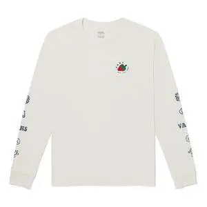 VANS Strawberry Print Long Sleeve Crewneck - Creamy