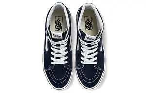 VANS Sk8-high-top Sneakers - Blue/white