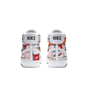 Nike Blazer Mid 'patchwork' Sneakers - White