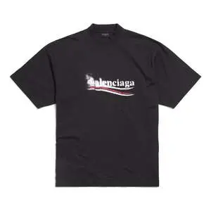 Balenciaga Balenciaga Political Stencil T-shirt 'black White' Black/white