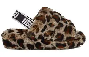 UGG Fluff Yeah Print Slipper - Leopard