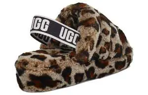 UGG Fluff Yeah Print Slipper - Leopard