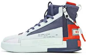 361 DEGREES X Cross Fire High Top Sneakers - White/blue