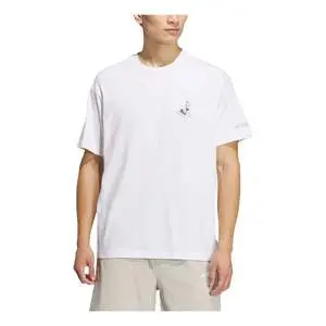 Adidas Graphic Patch Polygiene T-shirt Asia Sizing - White