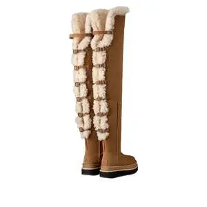 UGG X Sacai Thigh High Boot - Chestnut