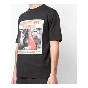 PALACE Love Triangle Printing Short Sleeve - Black