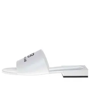 Balenciaga Box Sandals - White/black