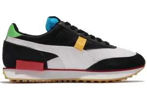 PUMA Future Rider Sneakers - Black/white/red