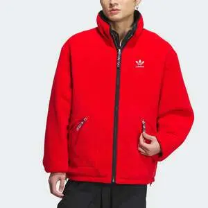 Adidas Originals X Feifei Ruan Reversible Sherpa Jacket - Black/red