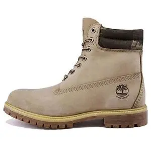 Timberland 6 Inch Premium Waterproof Wide-fit Boots - White/black