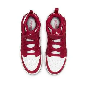 JORDAN 1 High Flyease Sneakers - White/red