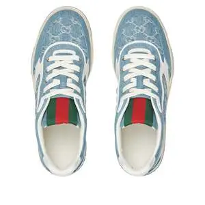 Gucci Re-web Gg Denim Sneakers