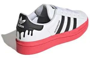 Adidas Originals Superstar "paint Drip White Turbo" Sneakers