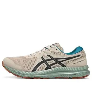 Asics Gel-contend Athletic Sneakers - Beige/black/green