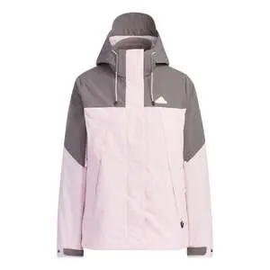 Adidas City Escape 3-in-1 Fleece Jacket - Pink/grey