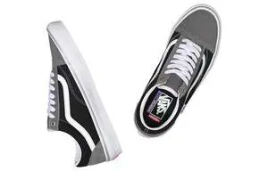 VANS Old Skool Reflective Skate Shoes - Gray/black