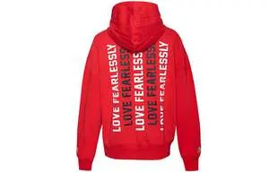 CONVERSE Love The Progress" Oversized Pullover Hoodie