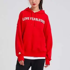 CONVERSE Love The Progress" Oversized Pullover Hoodie
