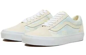 VANS Old Skool Bleach Wash Sneakers - White/blue