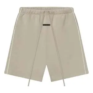 Fear Of God Relaxed Fleece Sweatshort With Piping - Timber/cloud White