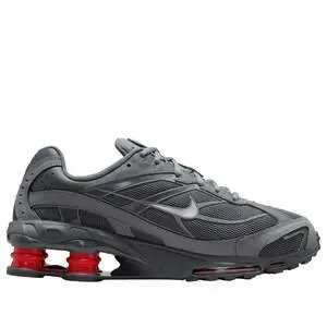 Nike Shox Ride 2 "smoke Grey" Sneakers - Smoke Grey/university Red