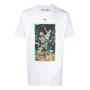 Off-White Painting Print Short Sleeve Tee - White