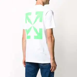 Off-White Painting Print Short Sleeve Tee - White